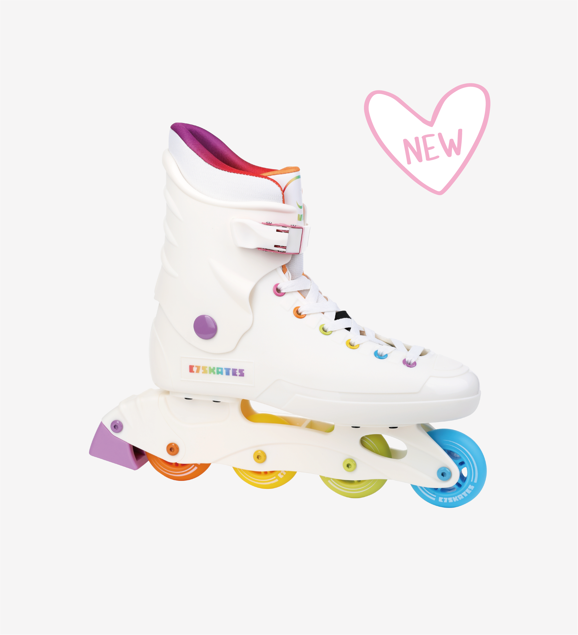 Rainbow Adult Inline Skates – C7skates